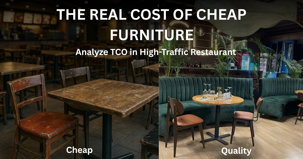 The Real Cost of Cheap Restaurant Furniture | TCO Insights